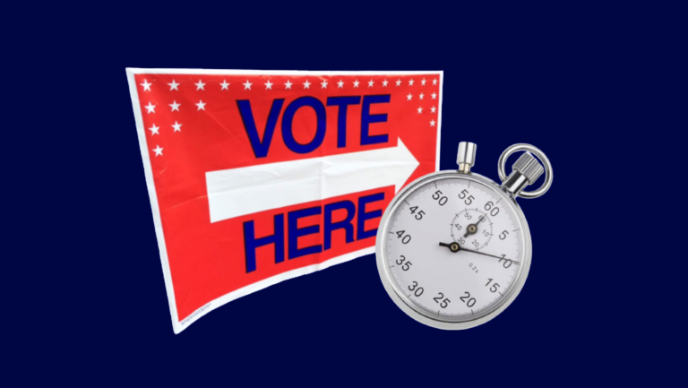 A Simple Solution to Long Voting Lines: 30 Minutes or Less - Democracy ...
