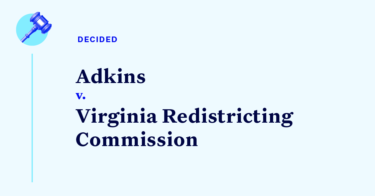 Court Cases - Virginia Prison Gerrymandering - Democracy Docket