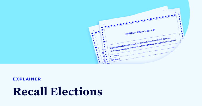 What Is a Recall Election? - Democracy Docket