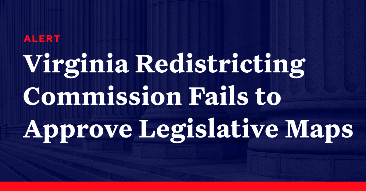 Virginia Redistricting Commission Fails To Approve Legislative Maps ...
