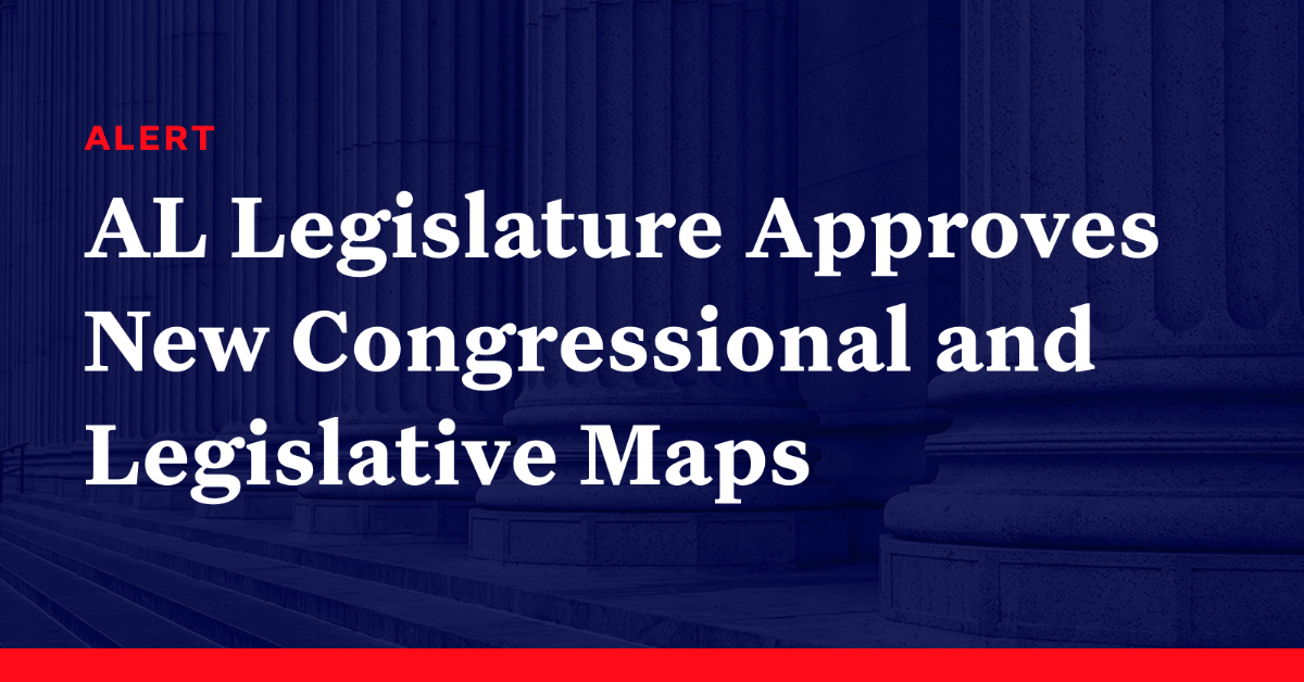 Alabama Legislature Approves New Congressional and Legislative Maps ...