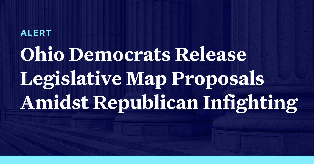 Ohio Democrats Release Legislative Map Proposals Amidst Republican ...