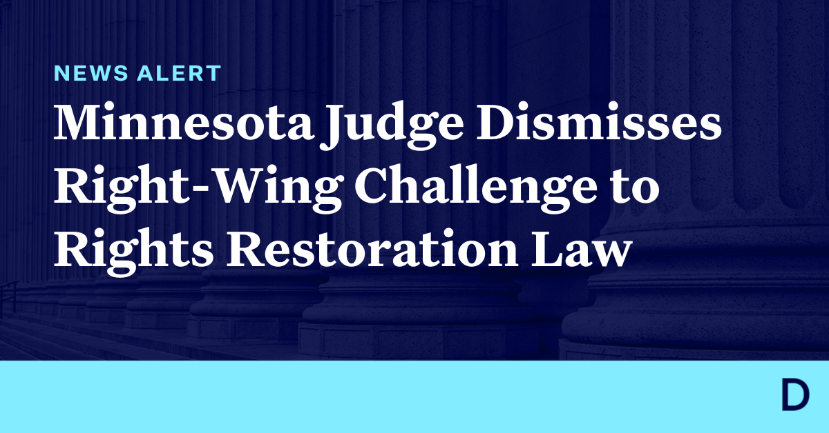 Minnesota Judge Dismisses Right-Wing Challenge to Voting Rights ...