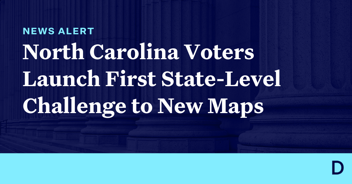 North Carolina Voters Launch First State-Level Challenge to New Republican-Drawn Maps ...