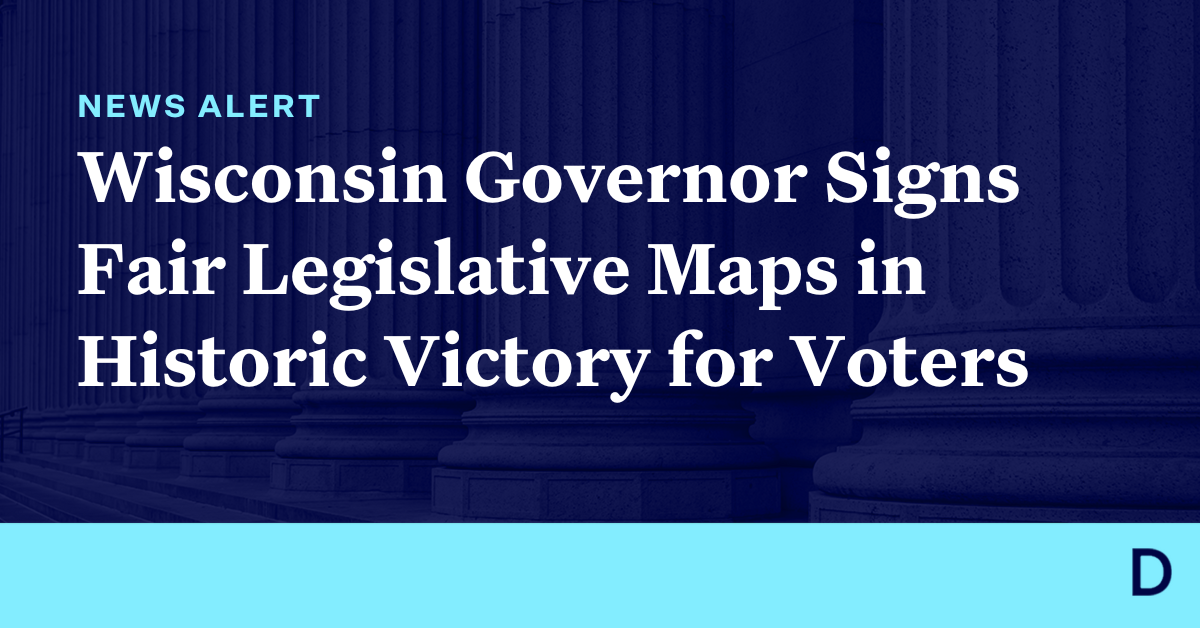 Wisconsin Governor Signs Fair Legislative Maps in Historic and Long ...