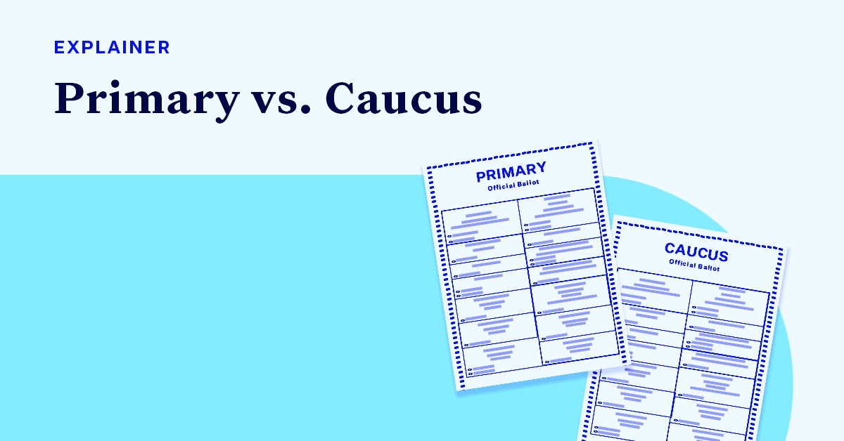 The Differences Between Presidential Primaries and Caucuses - Democracy Docket