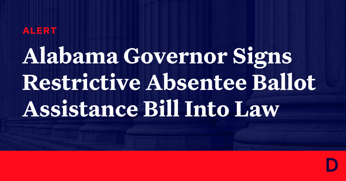 Alabama Governor Signs Restrictive Absentee Ballot Assistance Bill Into ...
