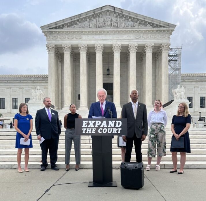 ‘We Must Expand the Court:’ Sen. Markey, Advocates Call for Adding 4 ...