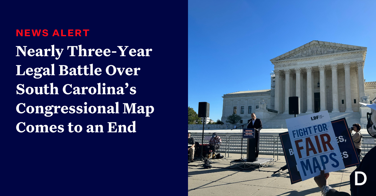 Nearly Three-Year Federal Legal Battle Over South Carolina’s Congressional Map Comes to an End ...