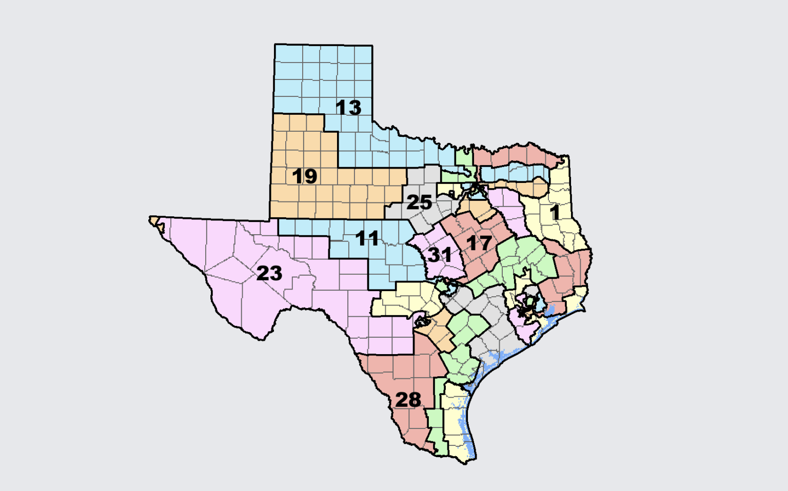 Republicans Release Proposed New Texas Congressional Map, Could Add 5 ...