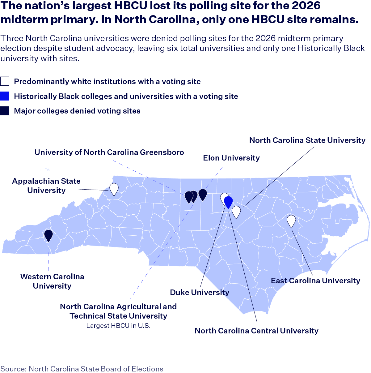 Amid new GOP-led restrictions, North Carolina students lead a fight to ...